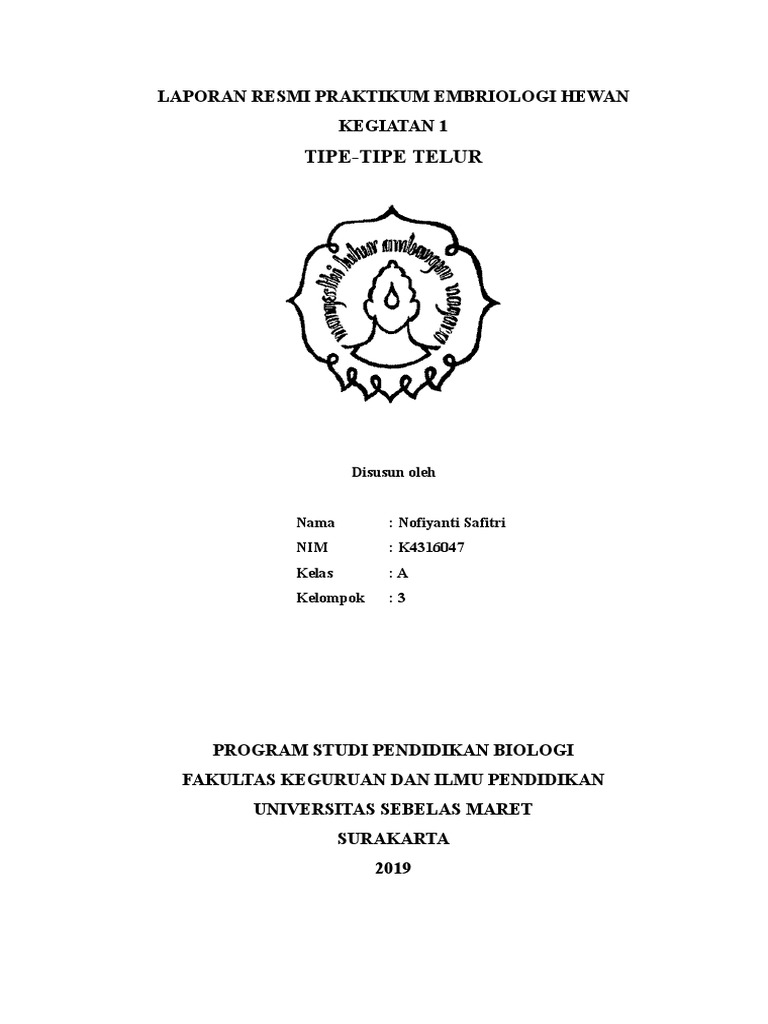 Laprak Tipe-Tipe Telur | PDF