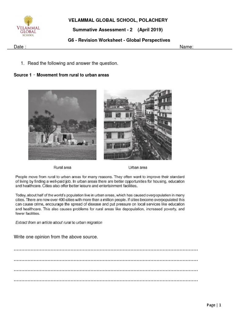 G6 - GP Revision Worksheet | PDF | Career & Growth | Finance & Money ...