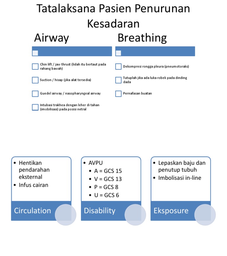 Tatalaksana Pasien Penurunan Kesadaran | PDF