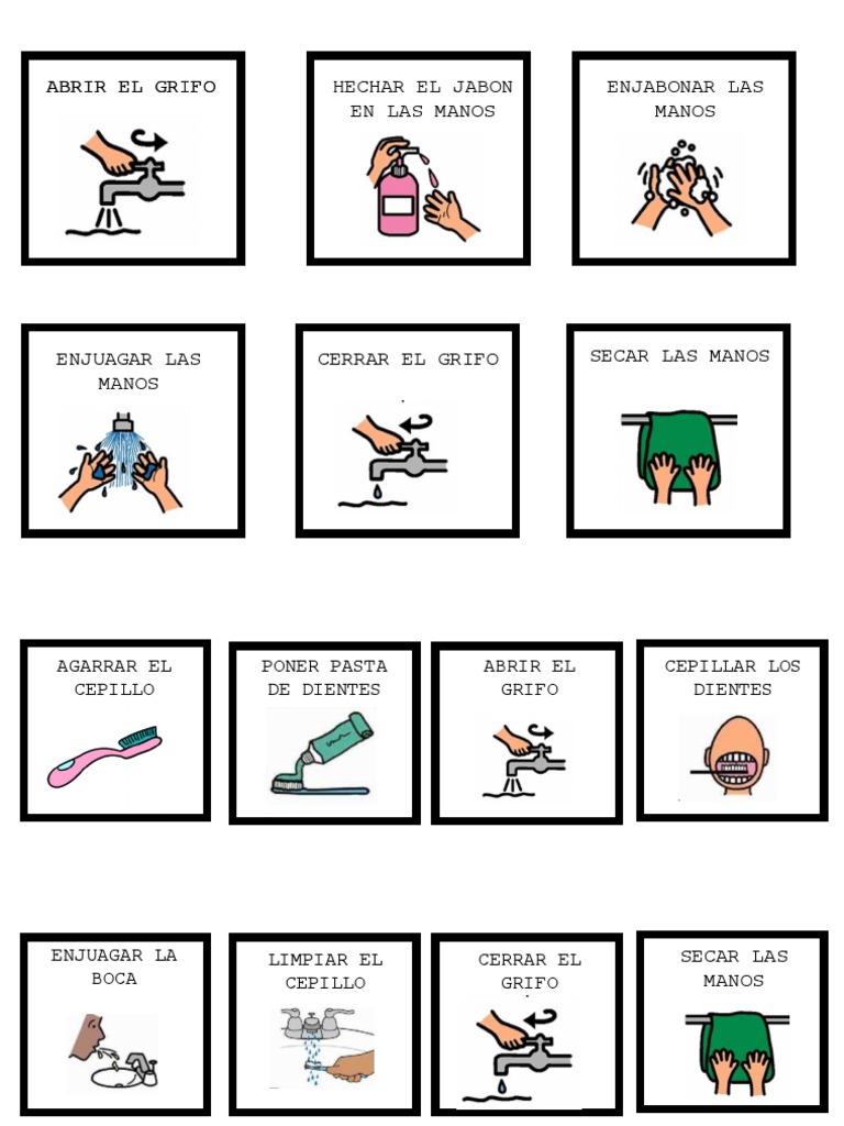 Secuencias Higienes PDF | PDF | Tap (Válvula) | Naturaleza