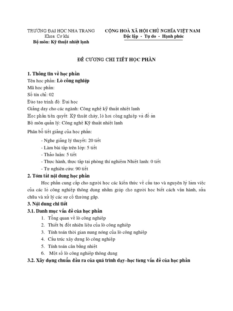 Lo Cong Nghiep | PDF