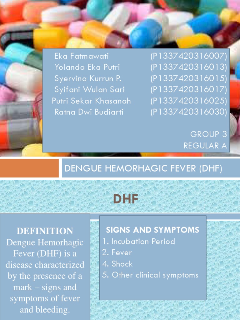 Dengue Hemorhagic Fever (DHF) | PDF | Fever | Nausea