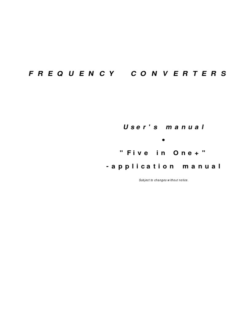 Vacon CX and Etc PDF | PDF | Electromagnetic Compatibility | Mains ...