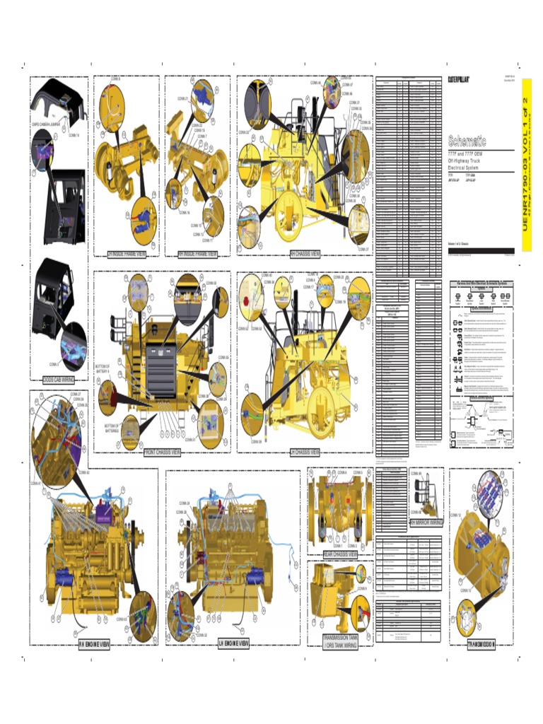 Plano Electrico 777f | PDF | Transmission (Mechanics) | Motor Vehicle