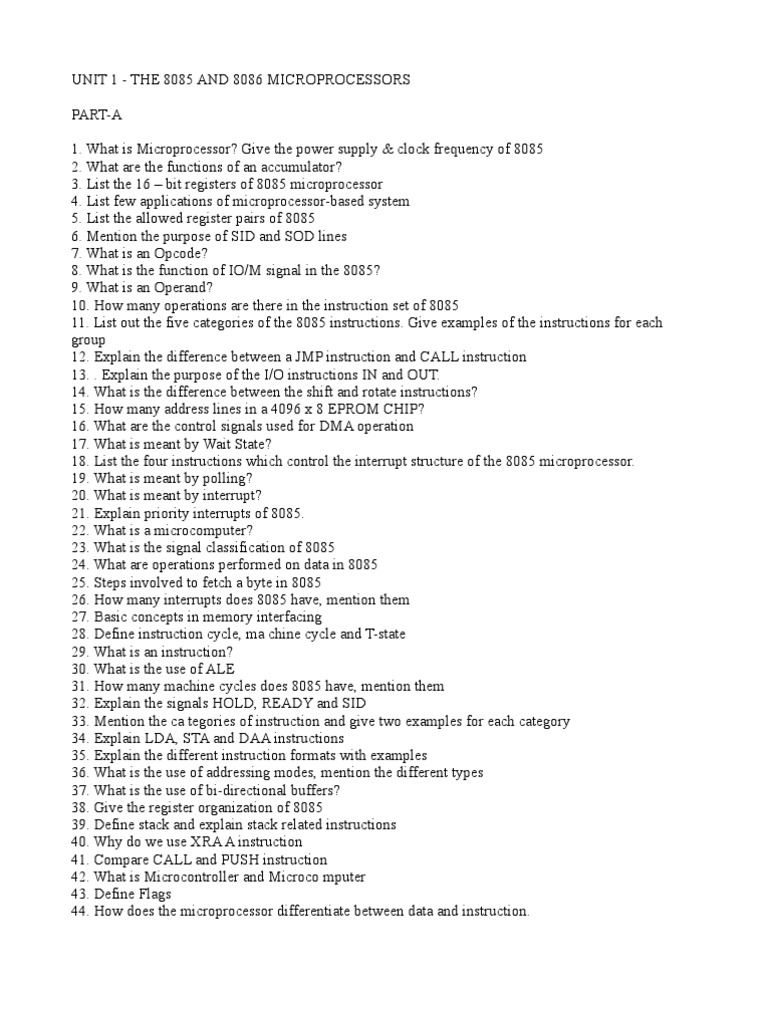 8085 AND 8086 MICROPROCESSORS AND I/O INTERFACING | PDF | Input/Output | Central Processing Unit