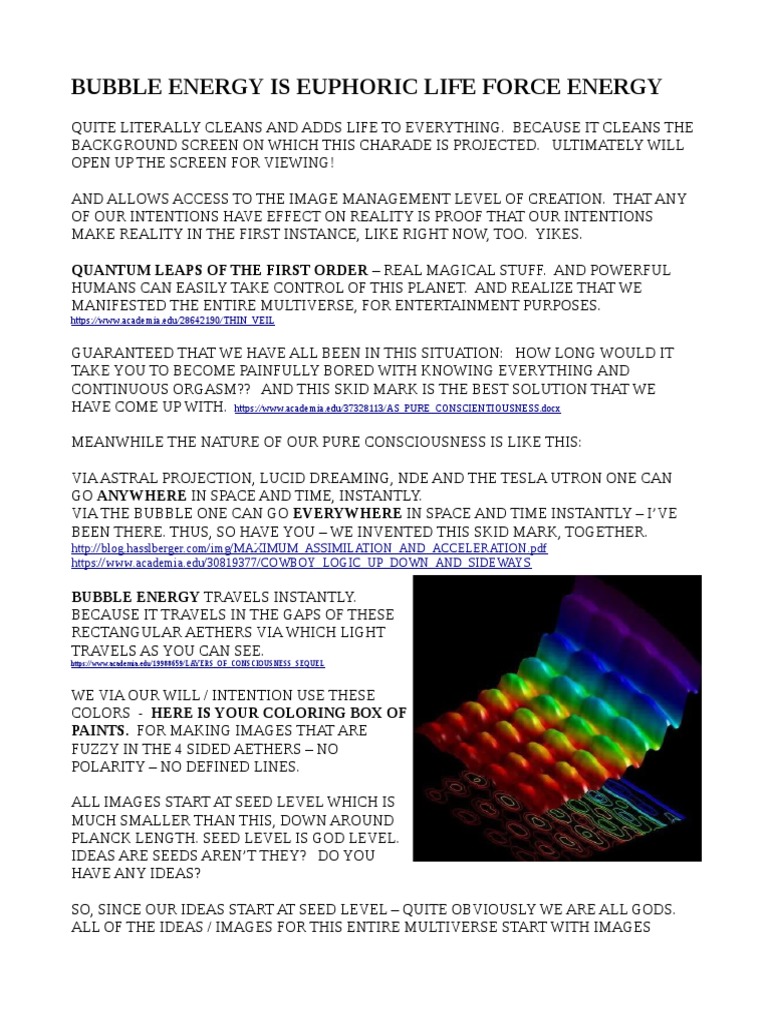 Bubble Energy Is Euphoric Life Force Ene | PDF | Amplifier | Vacuum Tube