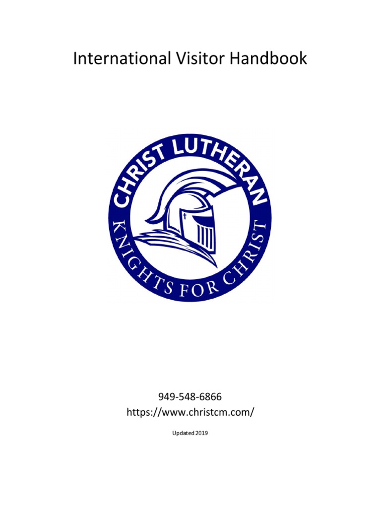 International Visitor Handbook 2019 | PDF | Classroom Management | Teachers