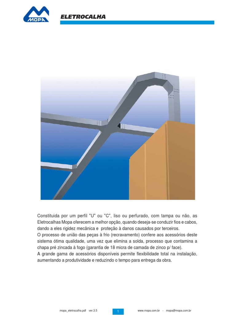 Mopa Eletrocalha | PDF | Porca (ferragem) | Parafuso