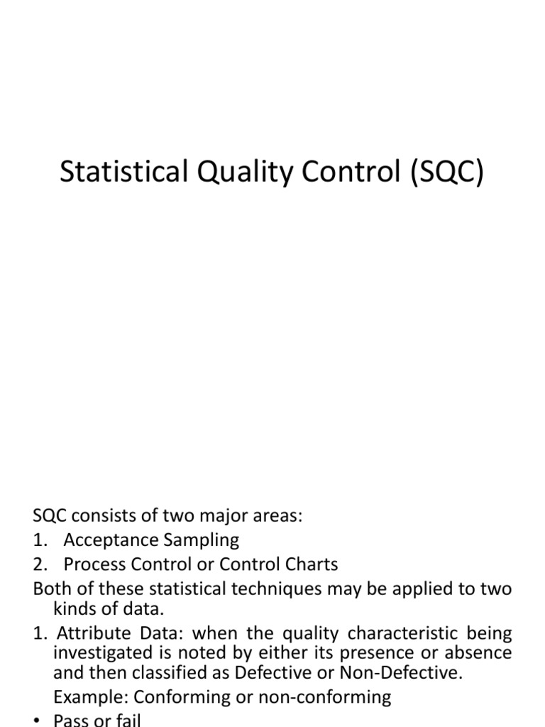 Statistical Quality Control | PDF | Sampling (Statistics) | Statistics