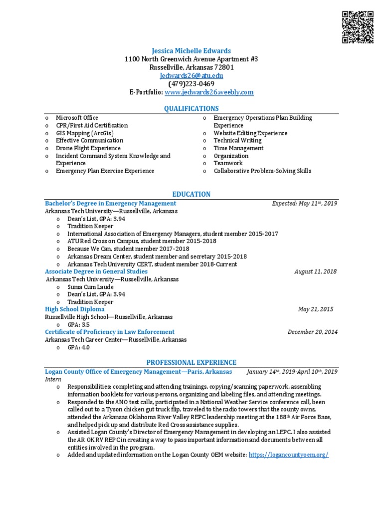 Professional Resume | PDF | American Red Cross | Emergency Management