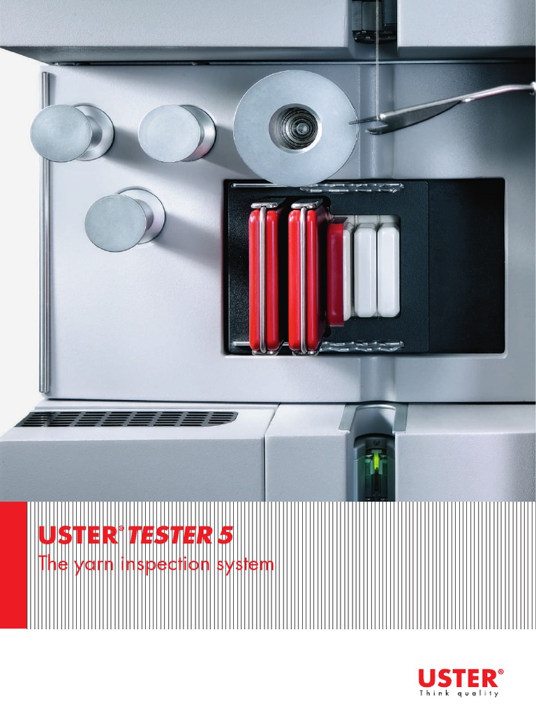 Uster Tester 5 Broschure PDF | PDF | Yarn | Spinning (Textiles)