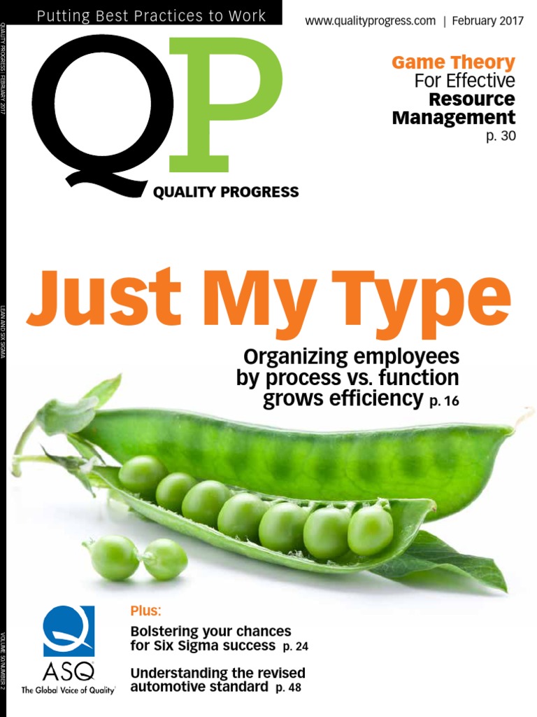 Quality Progress - Feb2017 PDF | PDF | Sampling (Statistics) | Six Sigma