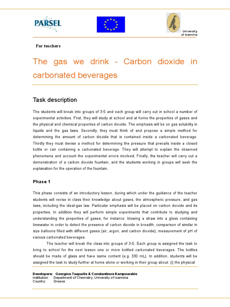 Carbon Dioxide 3 - Teacher | PDF | Solubility | Carbon Dioxide