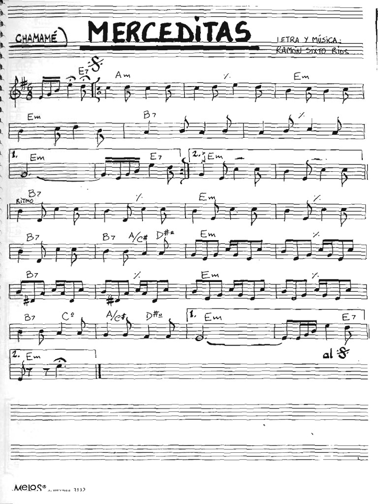 Merceditas (Chamamé) | PDF