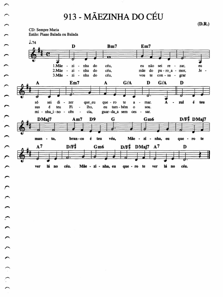 Maezinha Do Ceu Eu Nao Sei Rezar PDF | PDF