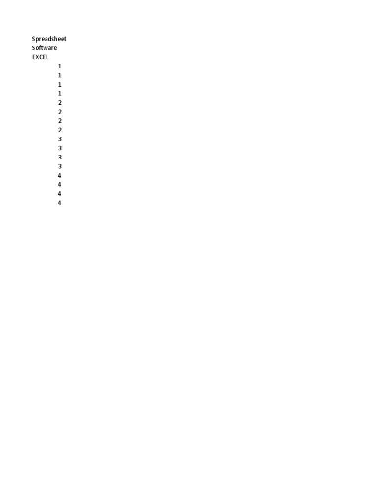 Spreadsheet PDF | PDF | Business Software | Incremental Computing