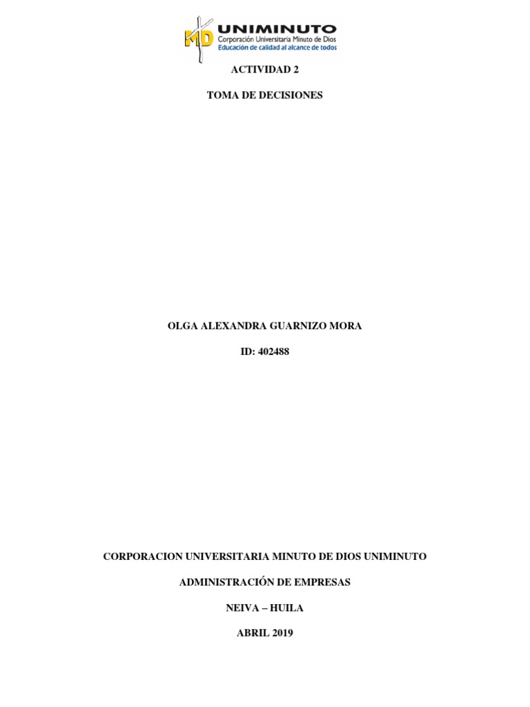 Anyii | PDF | Toma de decisiones | Cognición