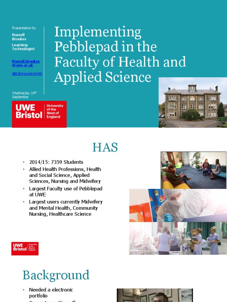 Implementing Pebblepad in Health Faculty | PDF | Career & Growth