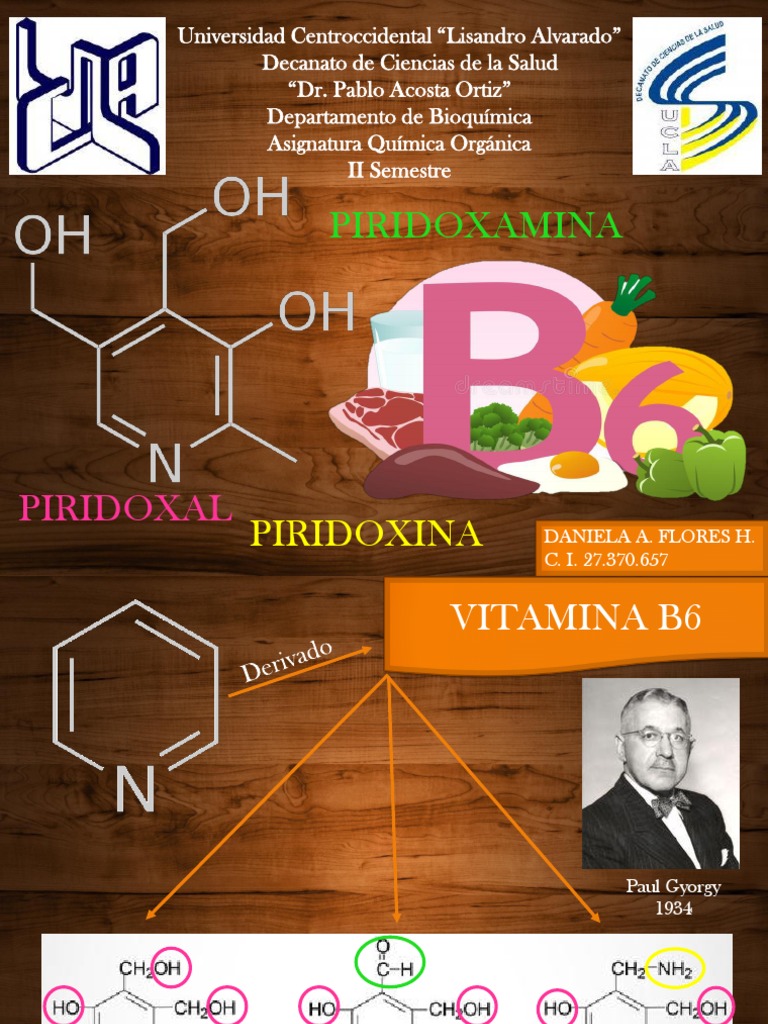 Vitamina B6 | PDF | Enlace covalente | Polaridad química