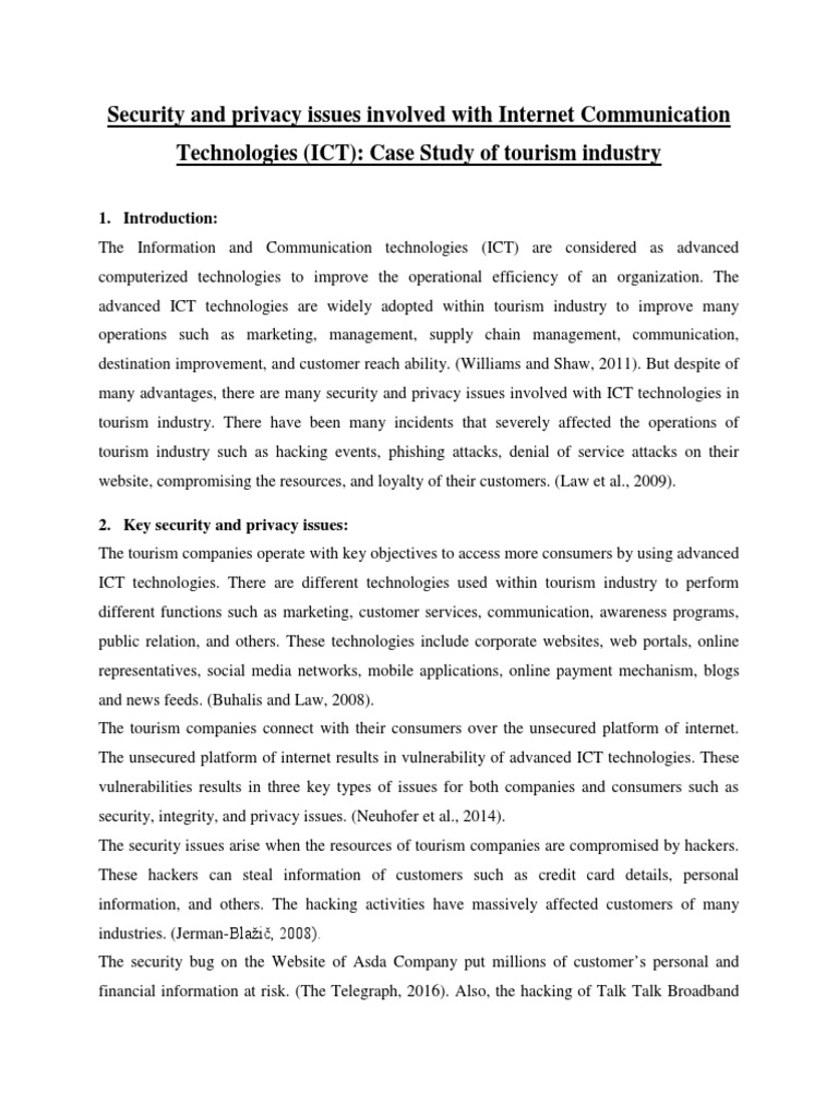 Security and Privacy Issues Involved With Internet Communication ...