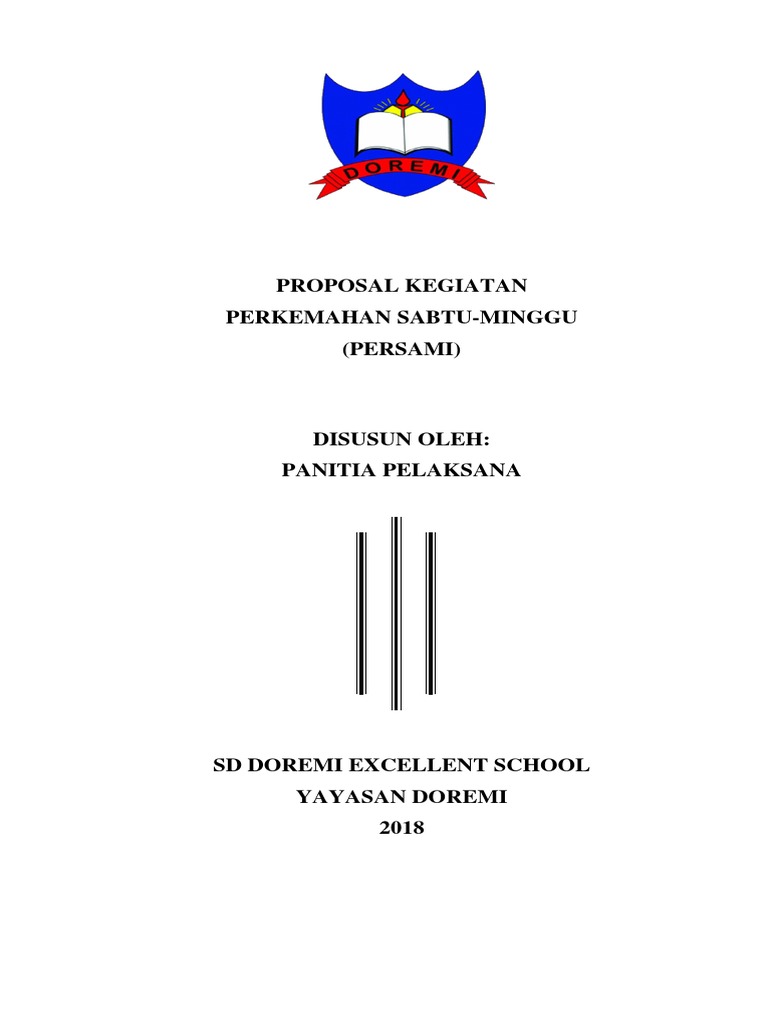 Proposal Persami SD Doremi 2018 | PDF | Kesehatan Holistik | Sains ...