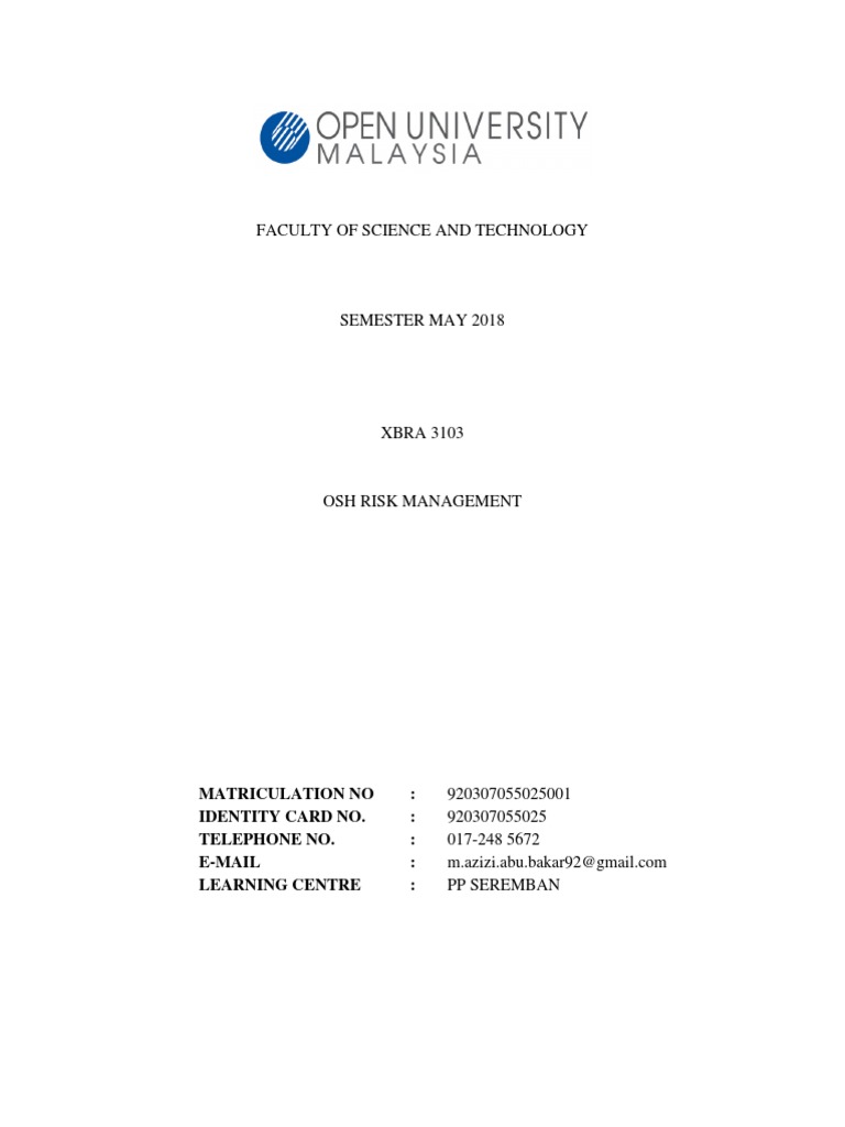 Assignment Xbra 3013 | PDF