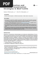 Beef Cow Synchronization Protocols | PDF | Cattle | Land Management