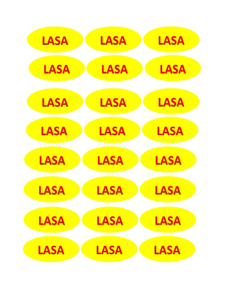 Stiker Lasa | PDF