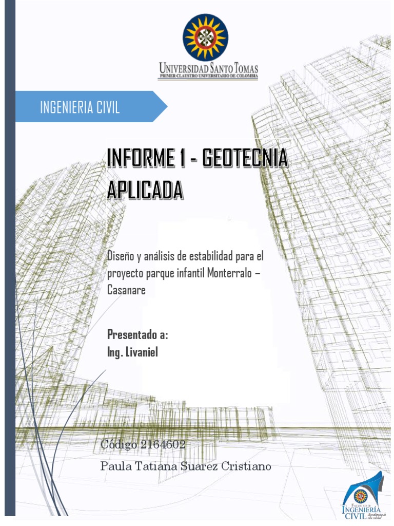 Informe 1 .docx | Ingeniería | Ingeniero civil