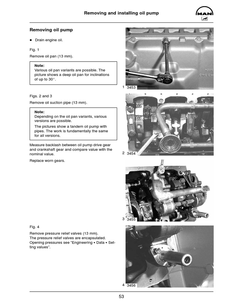 Removing and Installing Oil Pump | PDF