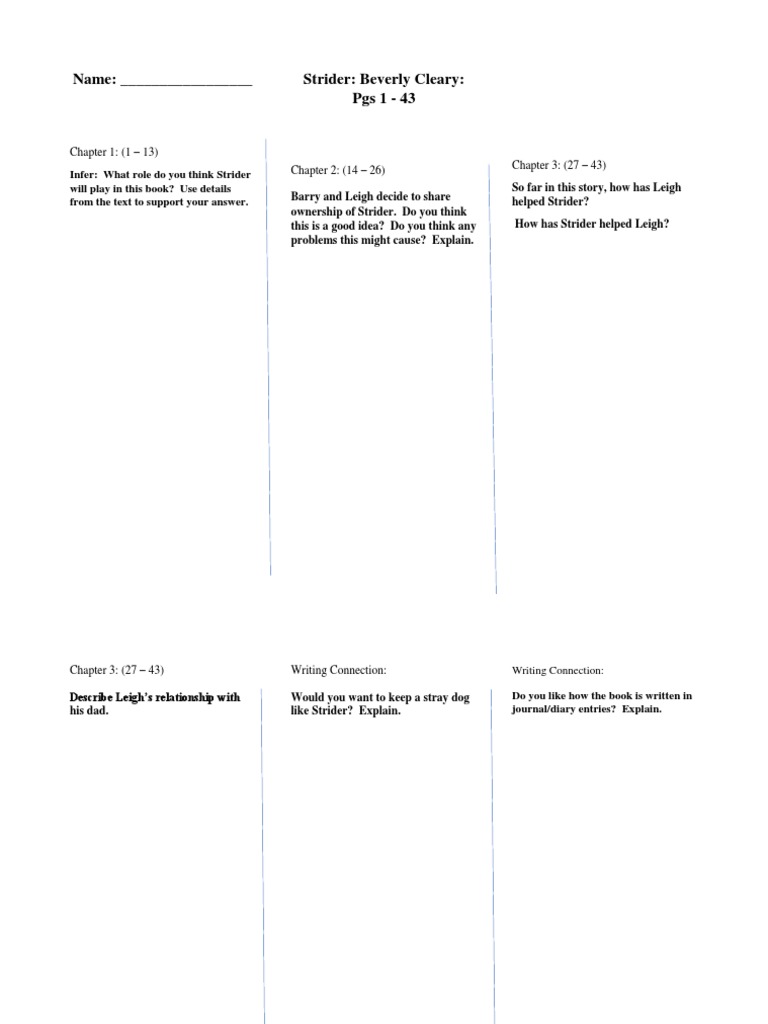 Strider - Unit Format | PDF | Books