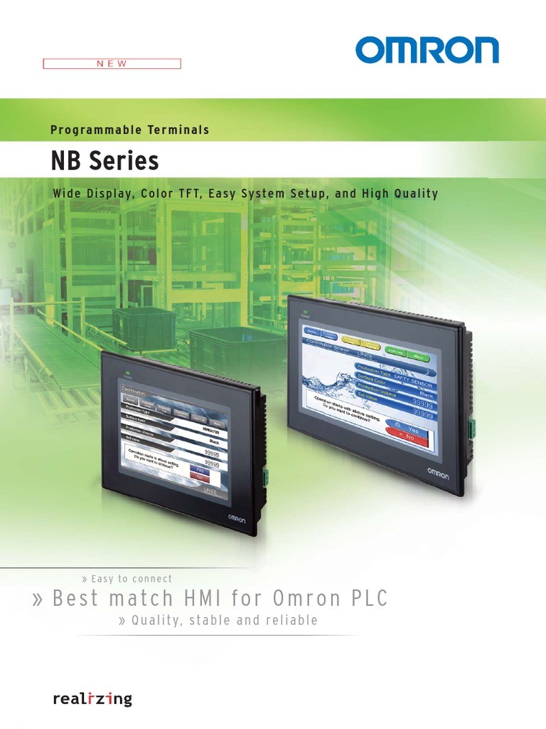 NB5 - NB7 e CP1E - Folheto - V412-E1-01 PDF | PDF | Programmable Logic Controller ...
