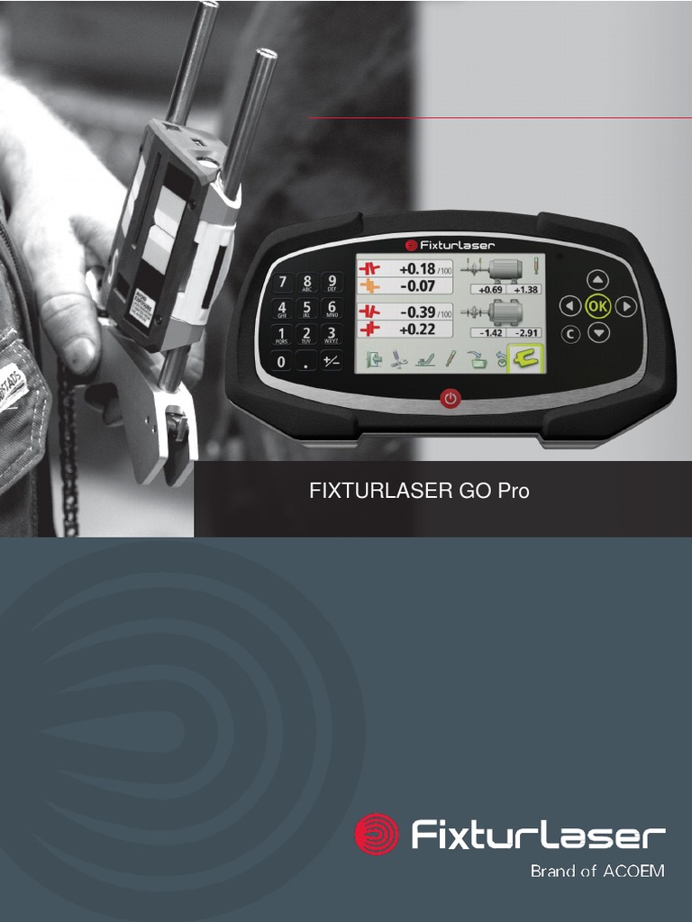 Fixturlaser GO Pro: Alineación Eficiente | PDF | Medición | Herramientas