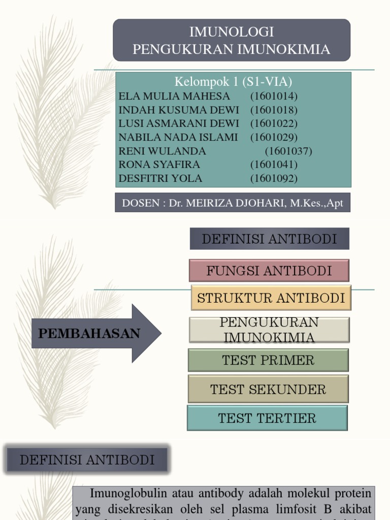 Pengukuran Imunokimia | PDF