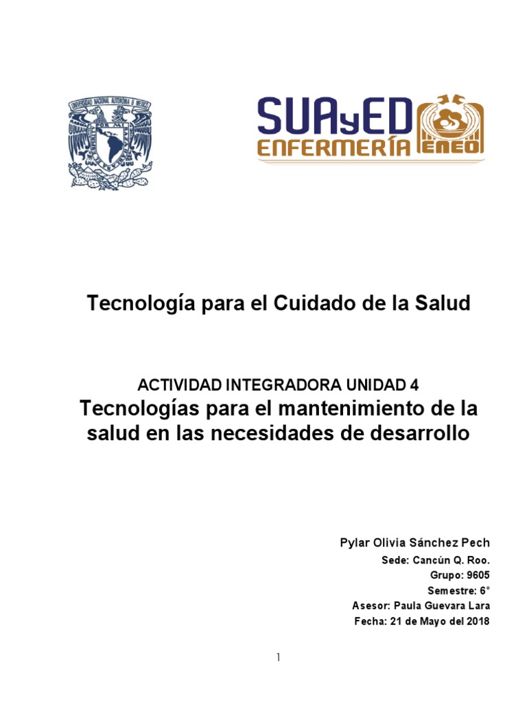 Tecnologías para el Cuidado de la Salud | PDF | Aprendizaje | Familia