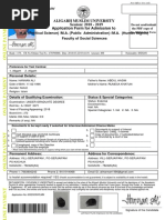 Minority Community Student Self Declaration | PDF