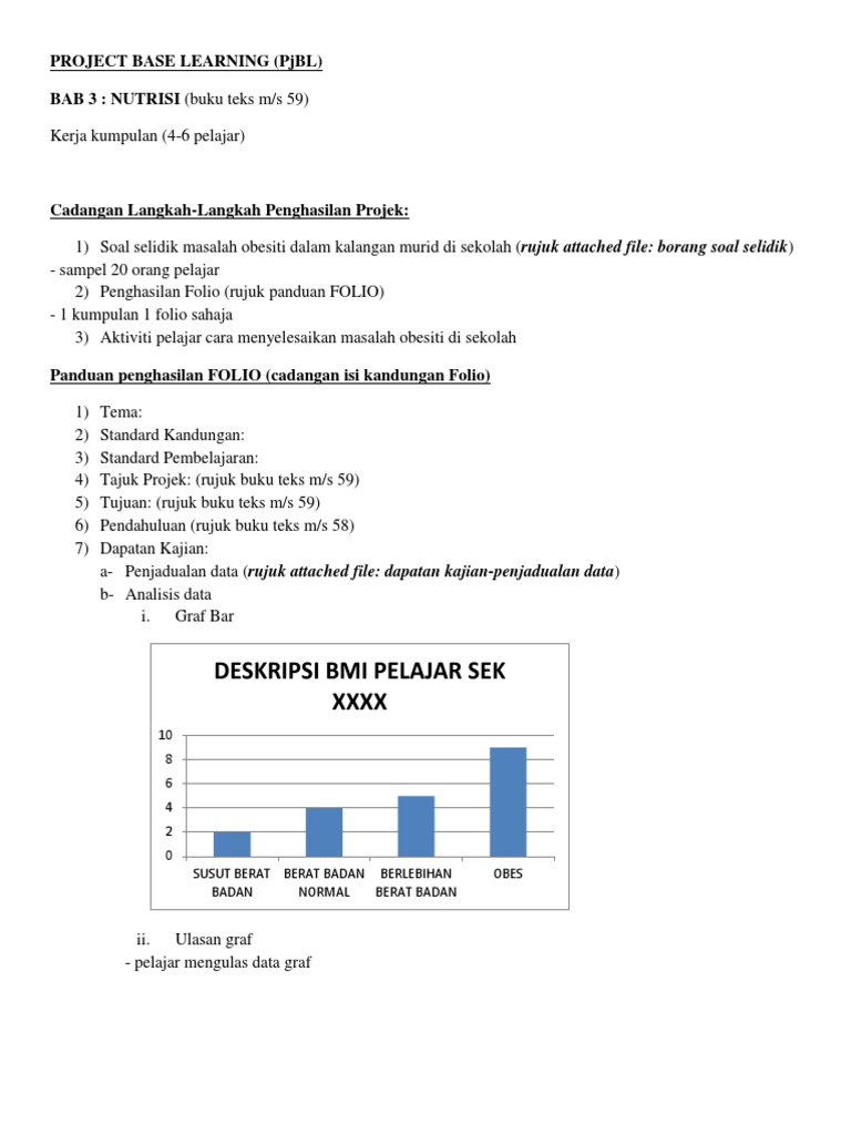 PBL Bab Nutrisi T2 | PDF
