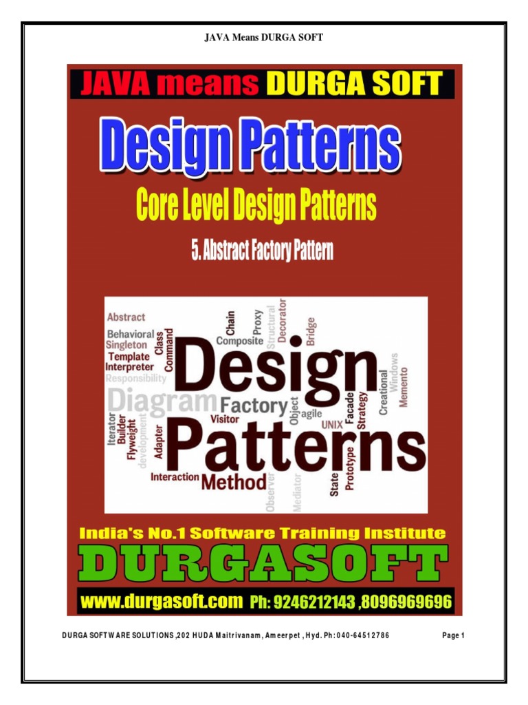 Abstract Factory Pattern | PDF | Class (Computer Programming) | Inheritance (Object Oriented ...