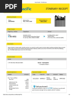 Cebu Pacific Flight Itinerary Sample | PDF | Aviation | Business