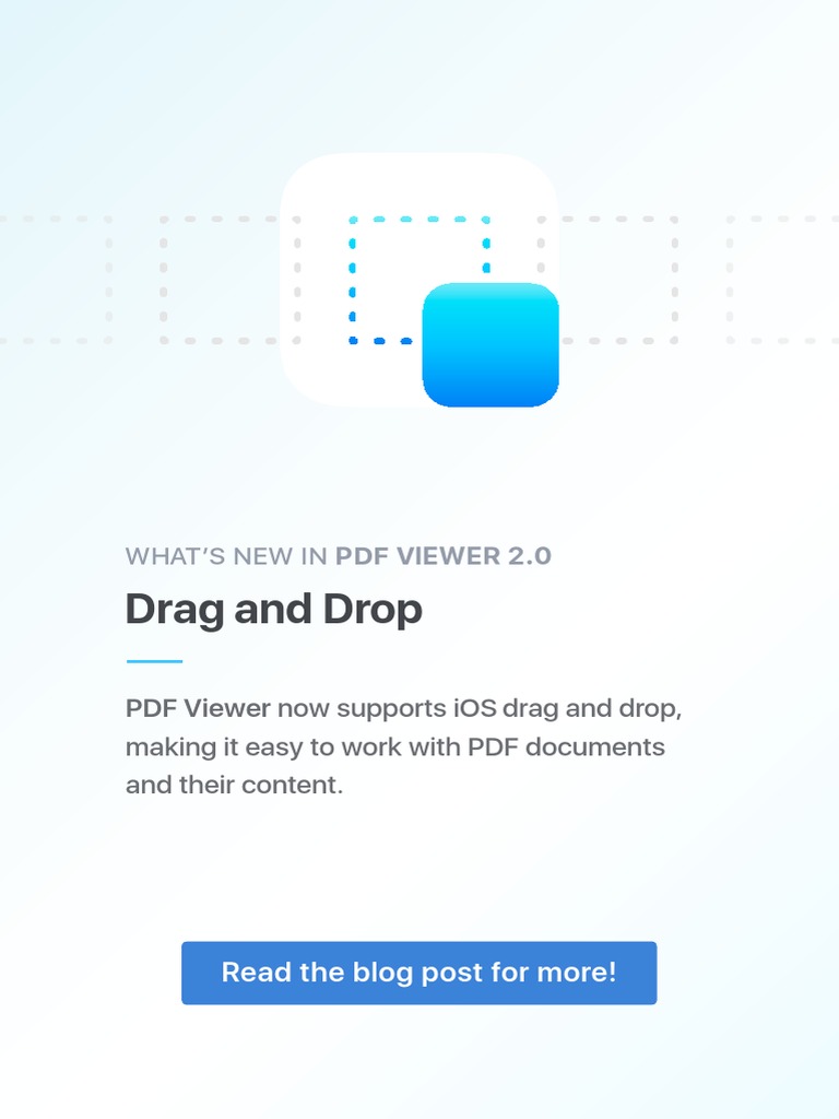 PDF Viewer 2.0: iOS Drag & Drop Update | PDF