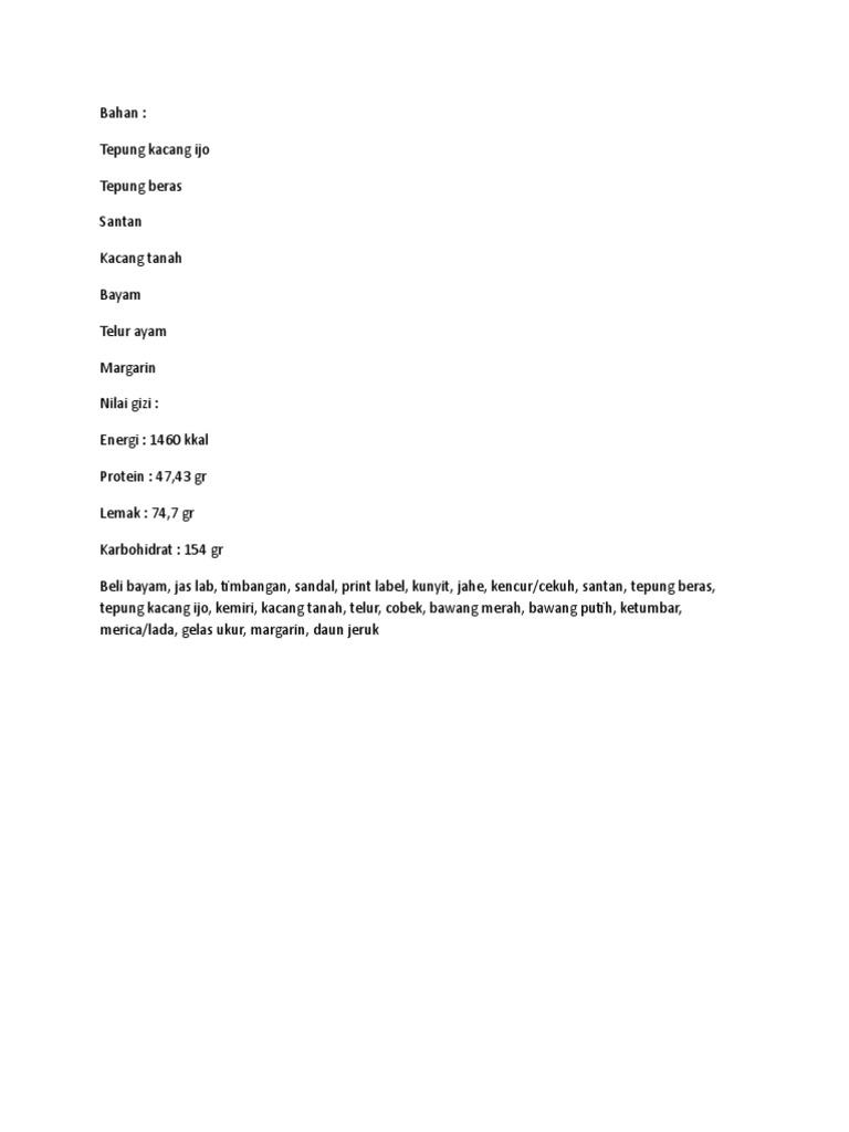 Label Kemasan Peyek | PDF