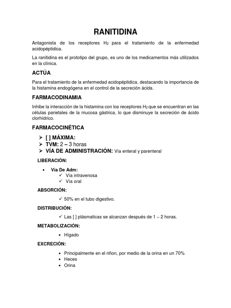 RANITIDINA | PDF