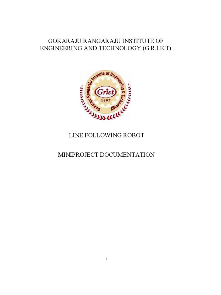 Line Following Robot | PDF | Electrical Engineering | Electronic ...