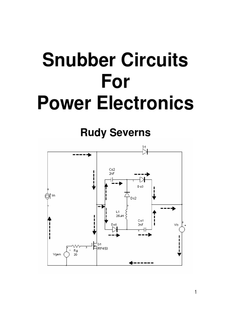 Snubber Circuits for Power Electronics - Severns.pdf | Passivity ...