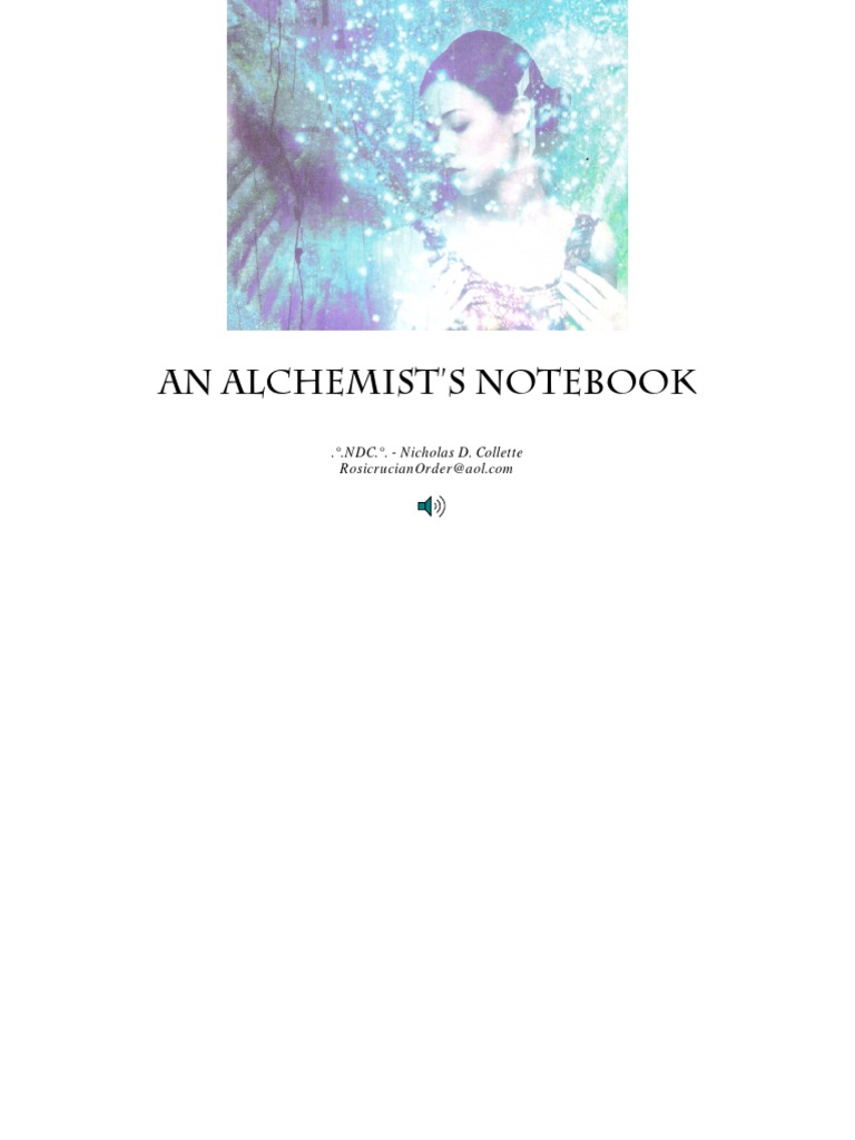 An Alchemist S Notebook PDF | PDF | Ethanol | Alchemy