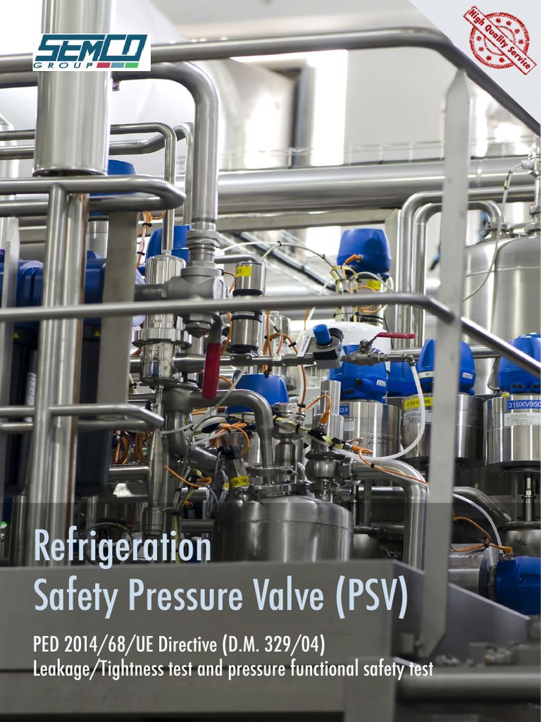 Inspection Inspection and Test Plan For Pressure Safety Valve and Test ...