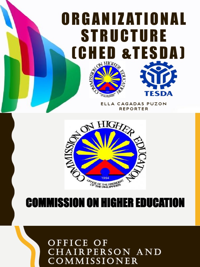 Organizational Structure Ched, Tesda | PDF | Vocational Education ...