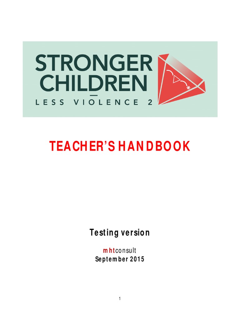 Teachers-Handbook en PDF | PDF | Socialization | Emotions
