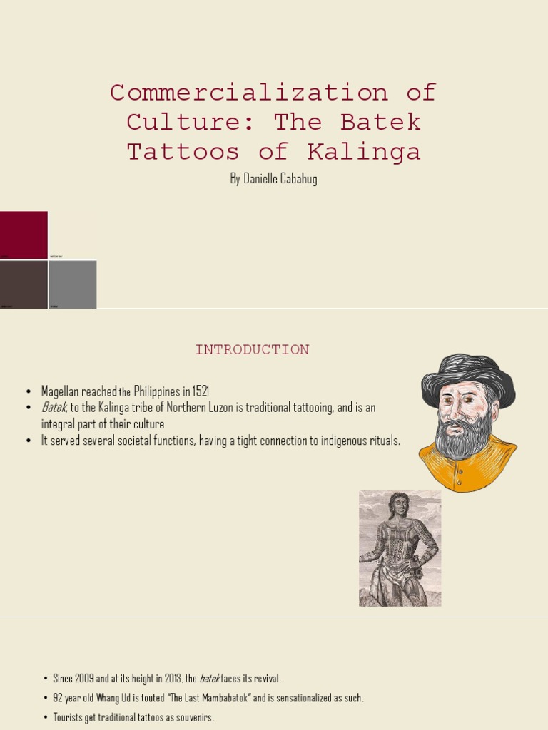 Batek Tattoos: Culture vs. Commercialization | PDF | Philippines