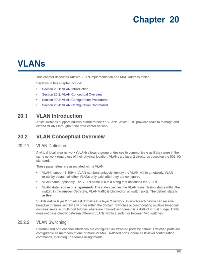 VLANs PDF | PDF | Network Switch | Computer Network